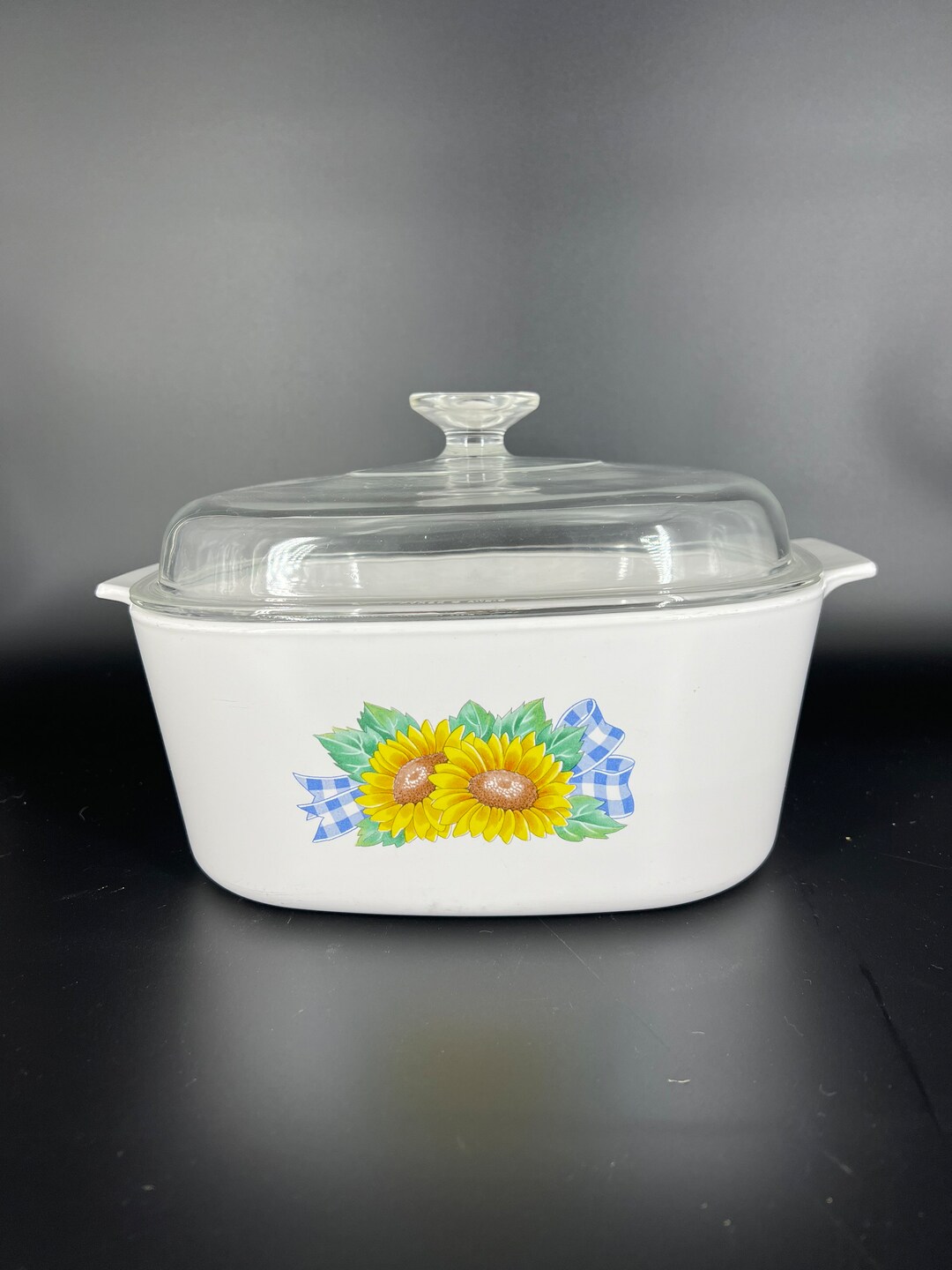 Corning Ware, Sunflower, Casserole Baking Dish With Lid, A-5, 5 Liter - Etsy