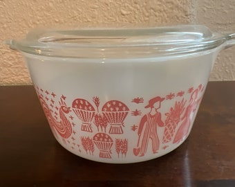 Pink Amish Butterprint Pyrex - Etsy