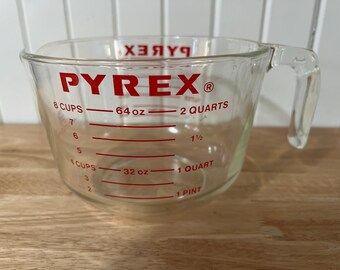 8 Cup Pyrex Measuring Cup - Etsy