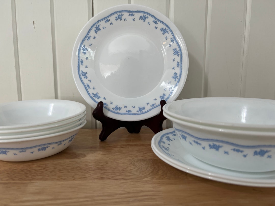 Corelle, Morning Blue, 9 Pieces - Etsy