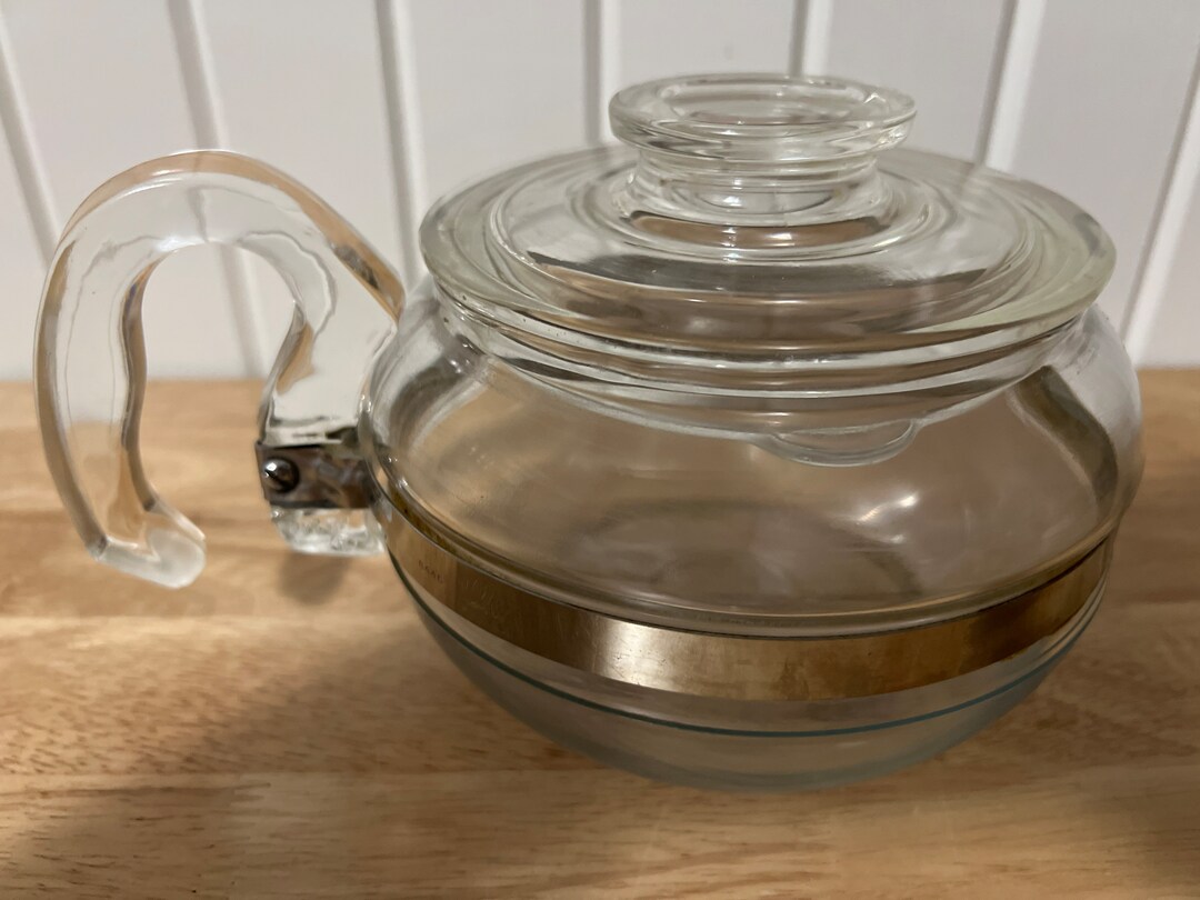 Pyrex, Flameware 6 Cup Tea Pot 8446 - Etsy