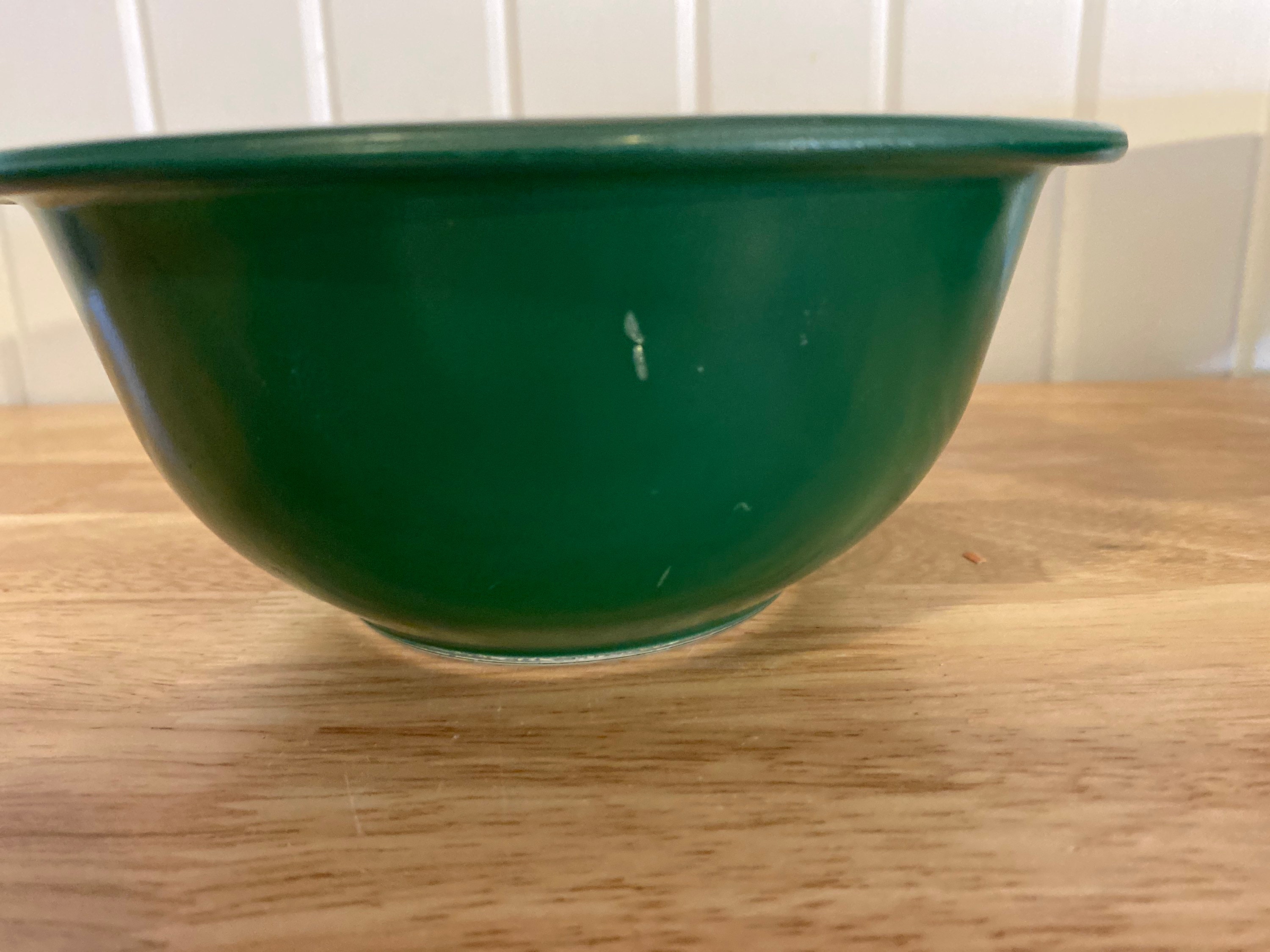 Pyrex Green Glass Set of 3 Nesting Bowls - Etsy