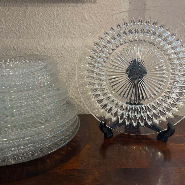 Indiana Glass Diamond Point - Etsy