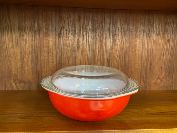 Pyrex 024 Red With Lid | Etsy