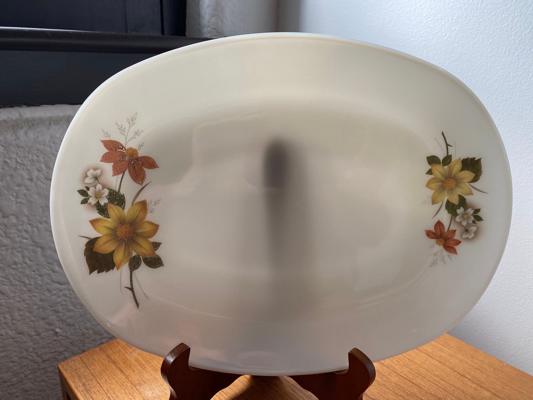 Pyrex, JAJ, Autumn Glory, Platters, Plates, 660 - Etsy