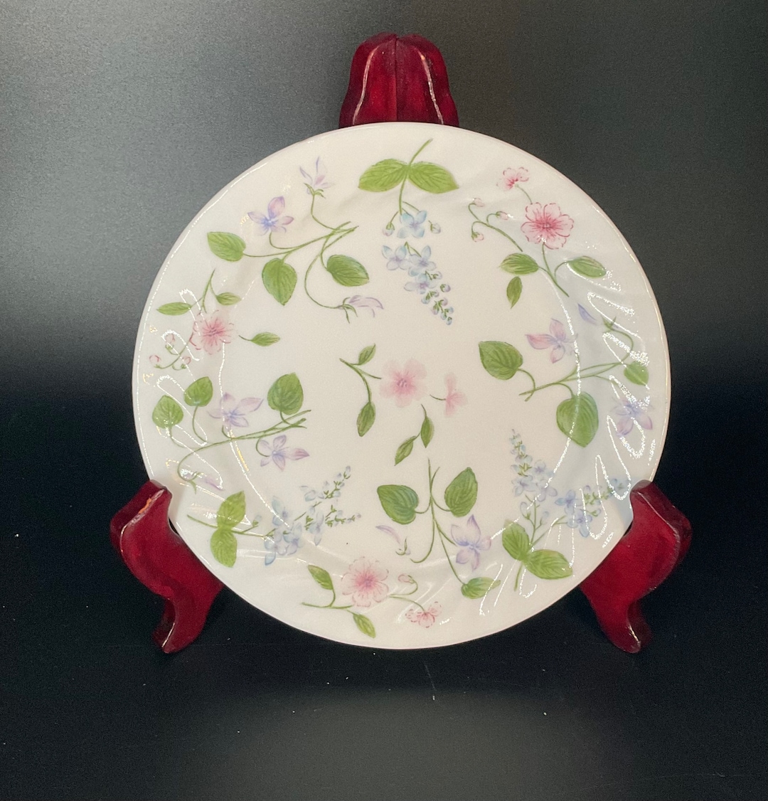 Corelle, Delicate Array, 4 Salad/dessert Plate - Etsy