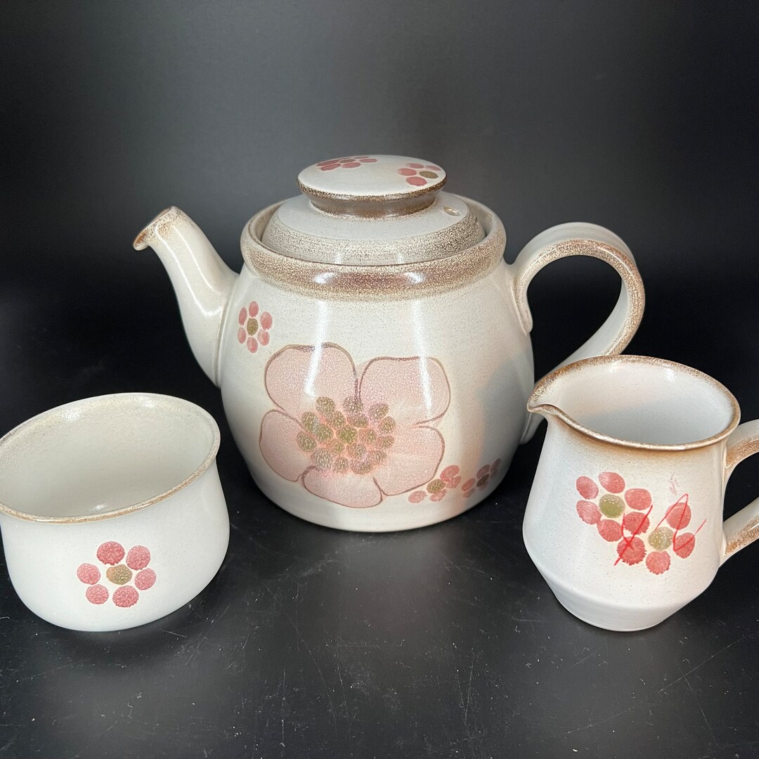 Denby, Gypsy Pattern, 5 Cup Teapot, Creamer and Open Sugar - Etsy