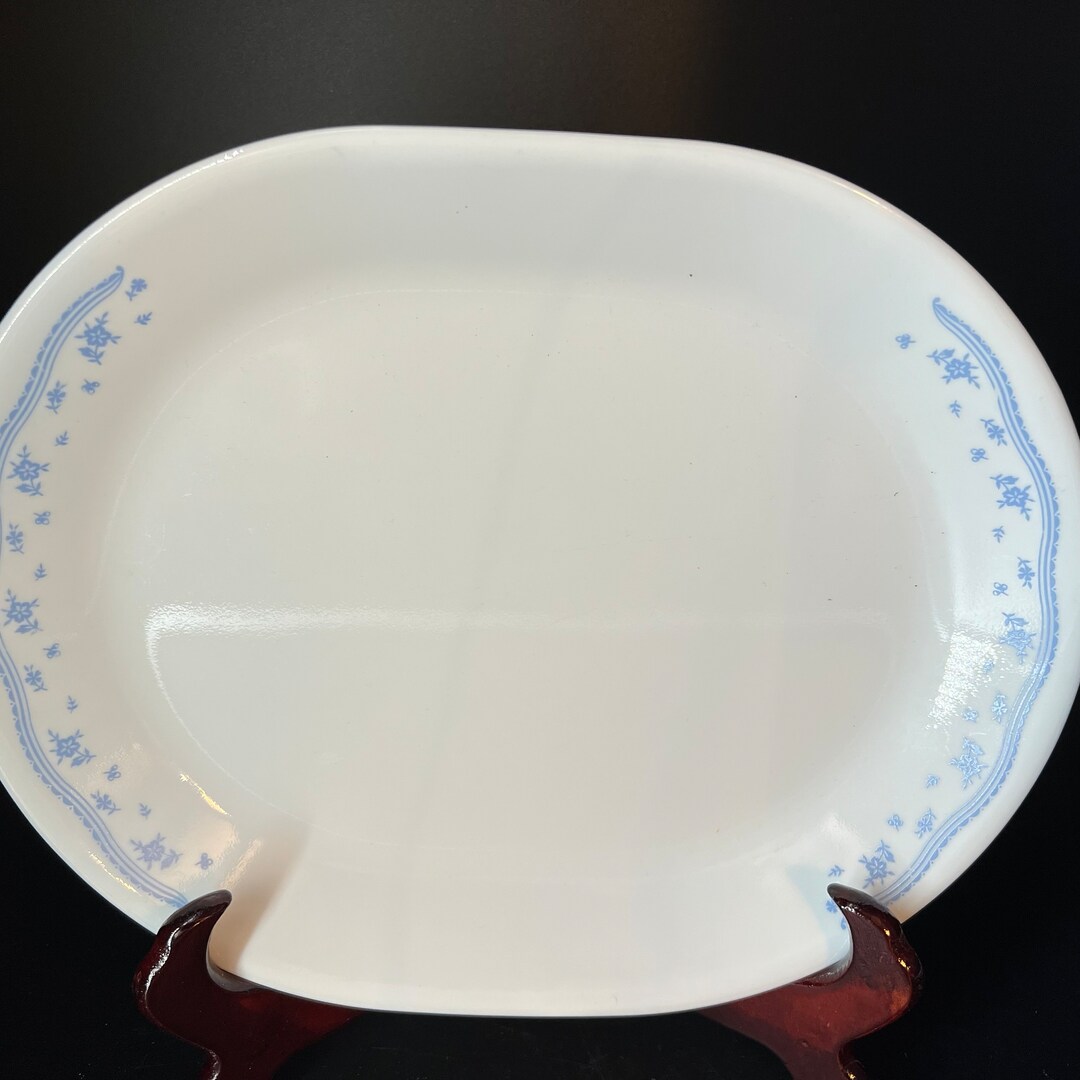 Corelle, Morning Blue, Oval Serving Platter - Etsy