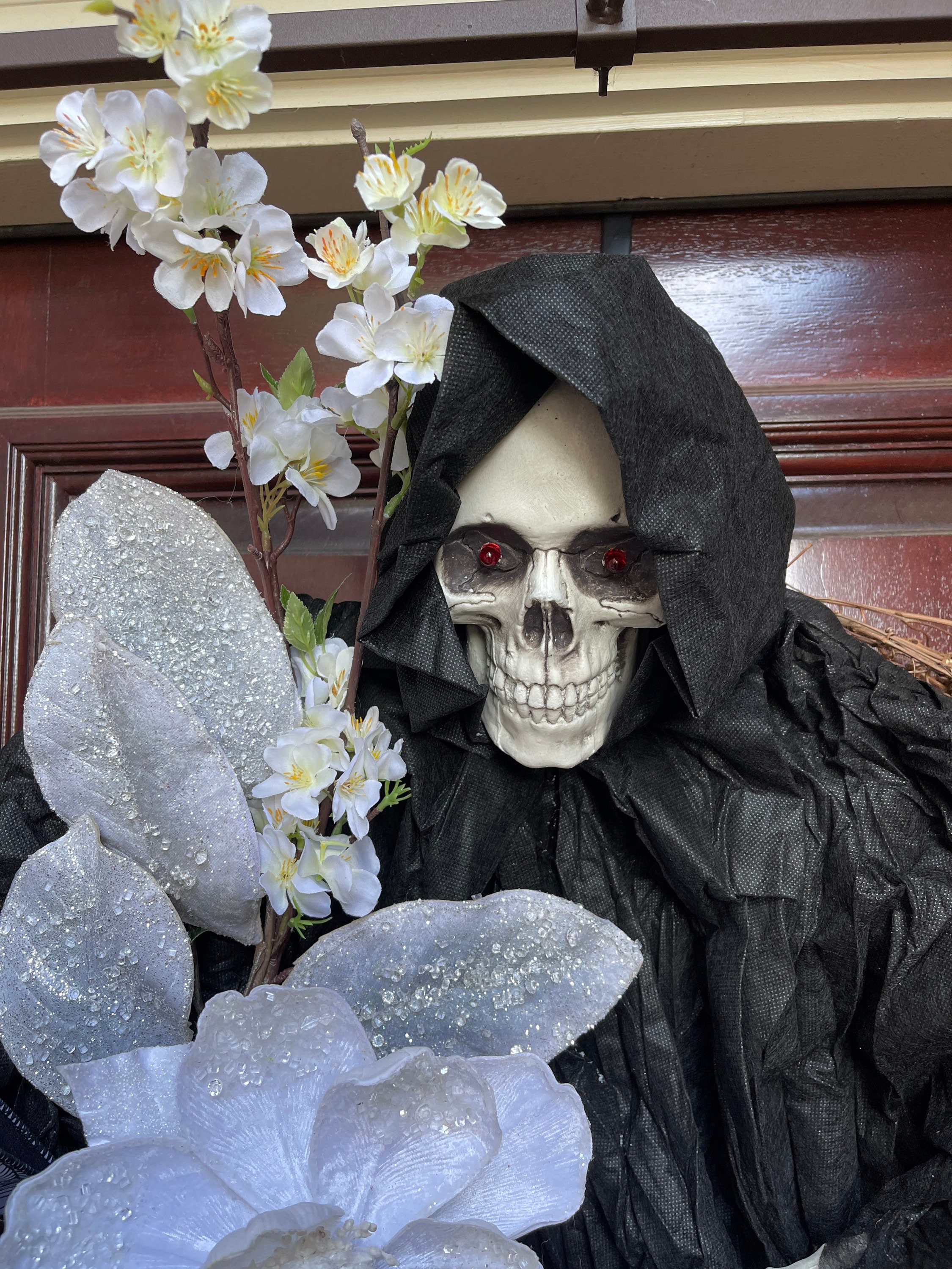 Halloween Wreath Skeleton Swag Magnolia - Etsy