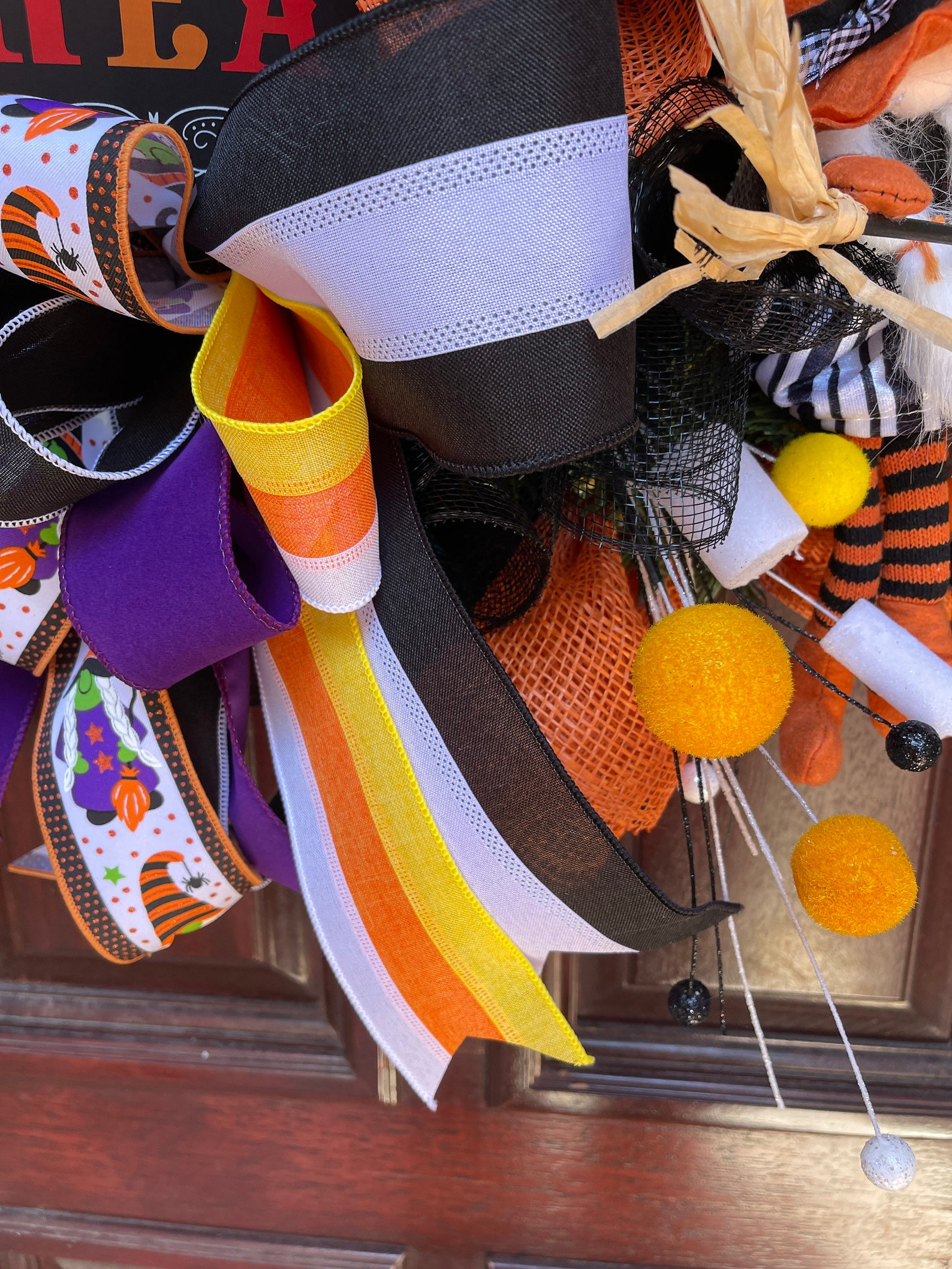 Halloween Gnomes Wreath, Trick or Treat - Etsy