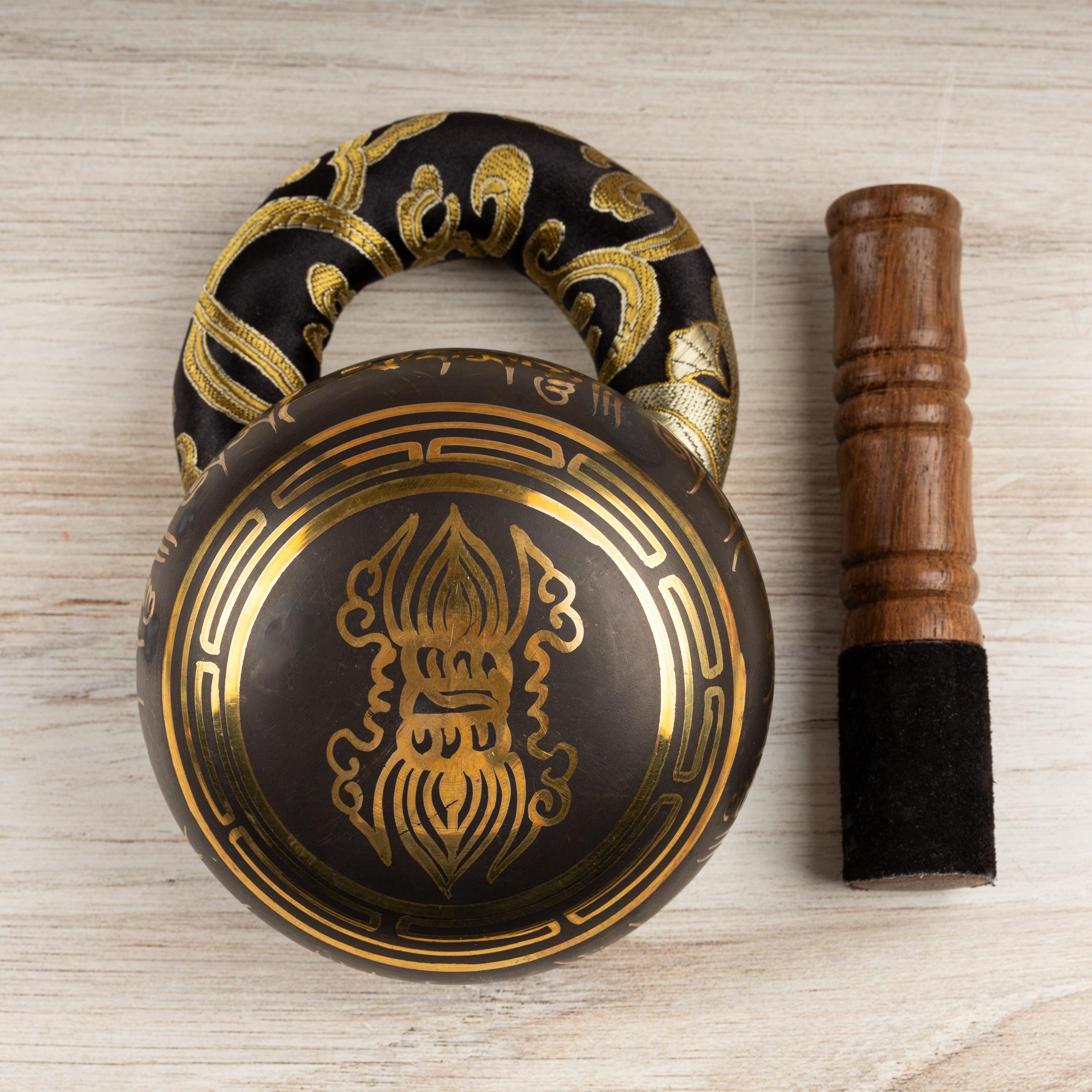 Tibetan Singing Bowl, Tibetan Ohm Design, Meditation Bowl, Sound Bowl ...