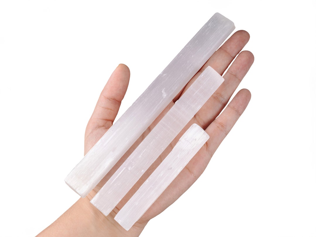Raw Selenite Sticks, 10", 8", 6", 4", 2.5-3" Selenite Crystal, Selenite ...