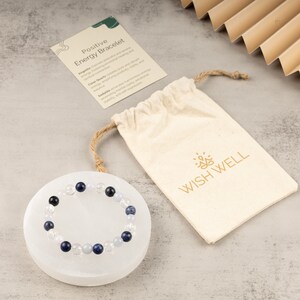 Positive Energy Manifestation Crystal Bracelet, Healing Bracelet ...