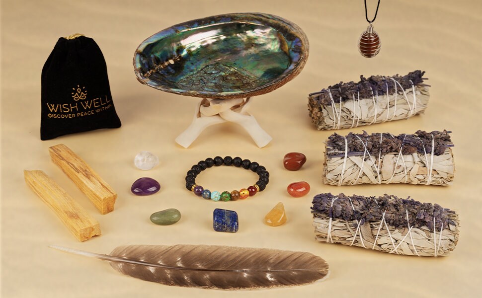 Sage Smudge Kit, Sage Smudge Cleansing Kit, Lavender Sage Sticks ...