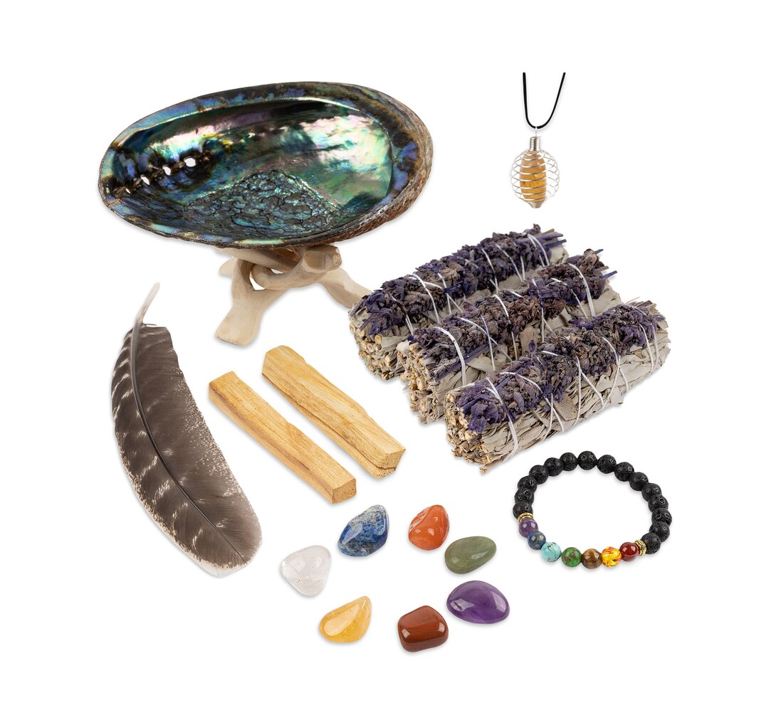 Sage Smudge Kit, Sage Smudge Cleansing Kit, Lavender Sage Sticks ...