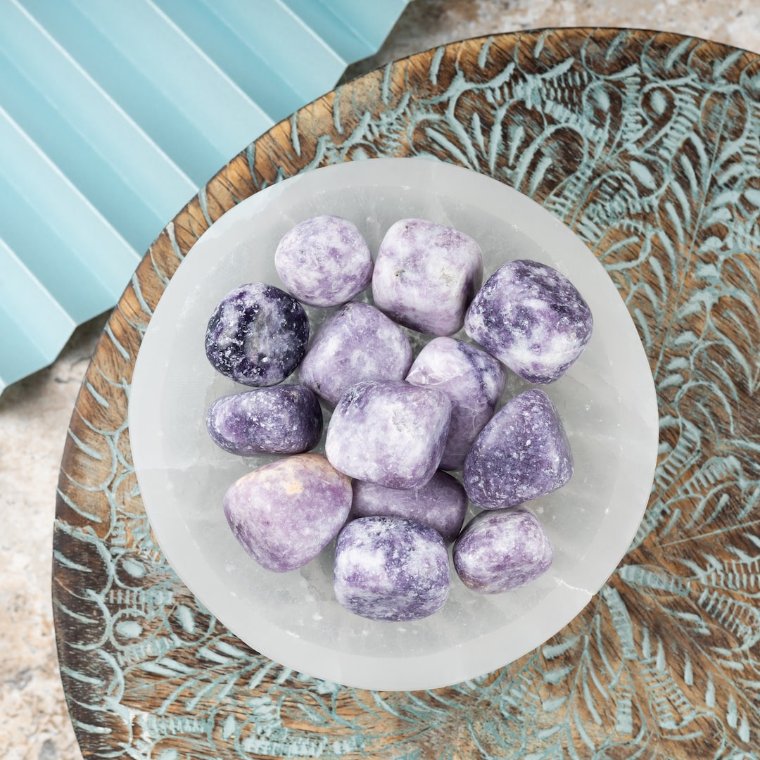 Lepidolite Crystal Tumble Stone - Authentic Polished Stone for ...