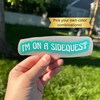 Queen of Side Quests Vinyl Sticker - Gamer Gift - Etsy