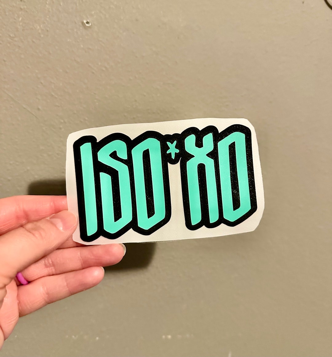 ISOXO Edm DJ Logo Permanent Vinyl Decal, EDM , Rave , Dubstep, Trap ...