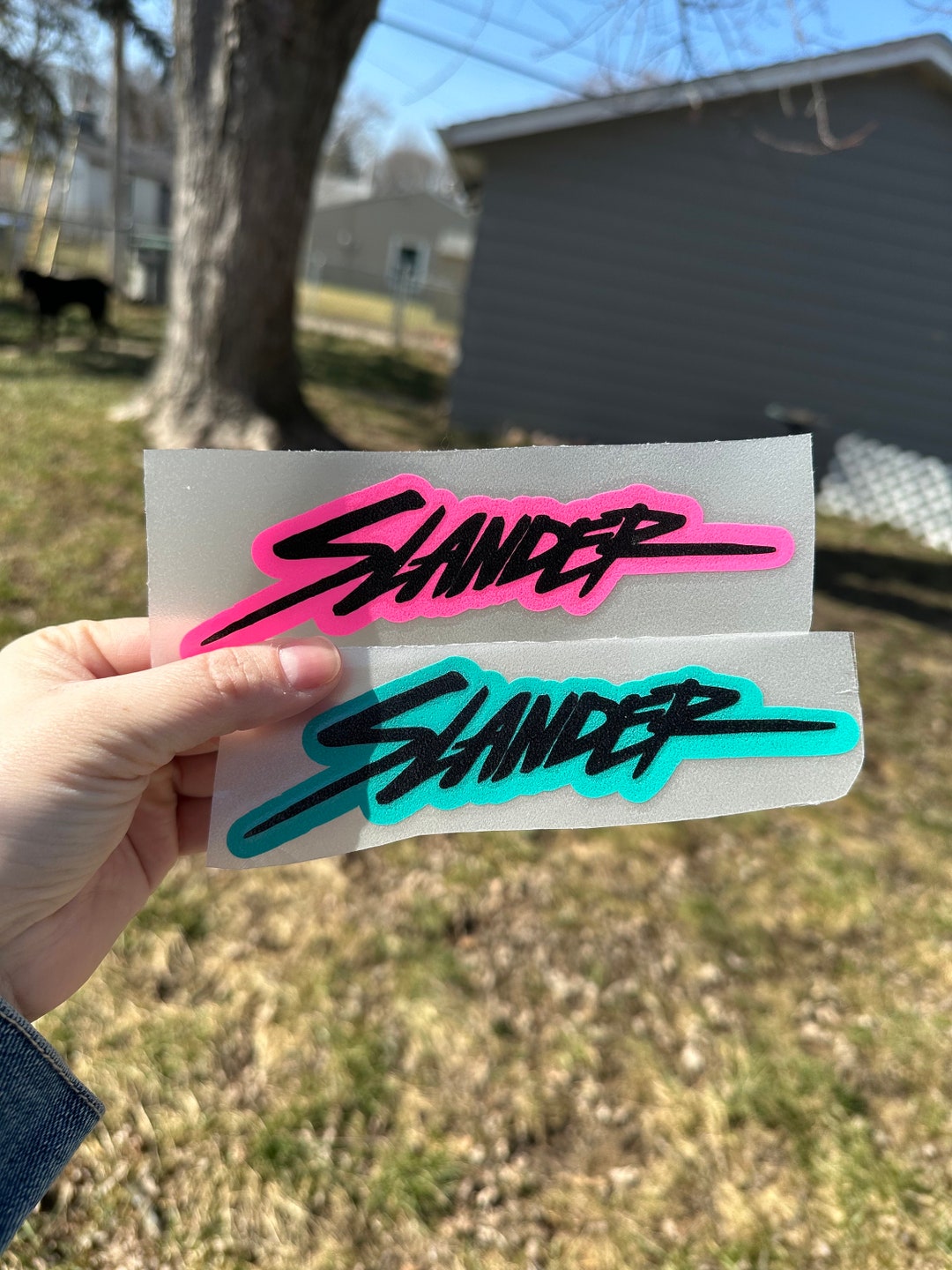 Slander Permanent Vinyl Decal, Dubstep, Vinyl Decal, Headbanger, Laptop ...