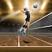 Digital Backdrop Photography Sports VOLLEYBALL GOLD VIBRANCE Photoshop ...
