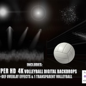 Digital Backdrop Photography - Sports | VOLLEYBALL RED VIBRANCE ...