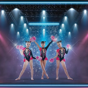 Cheer and Dance Professional Backdrop - Photography | NEON CHEER and ...