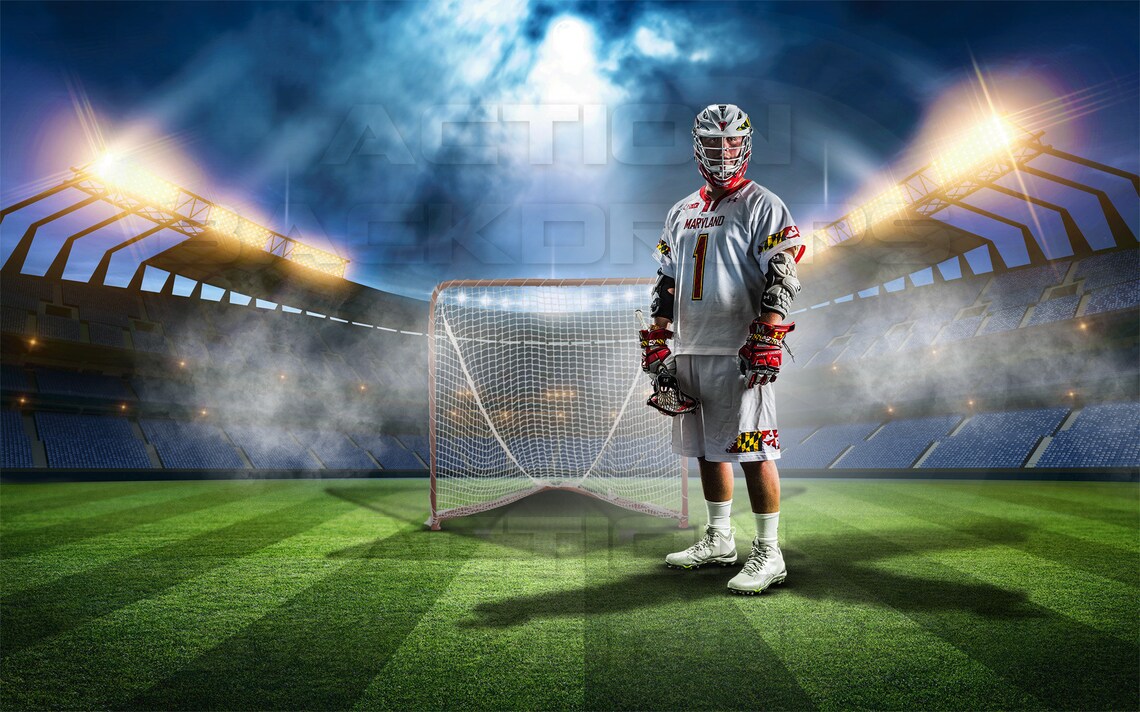 Lacrosse Digital Backdrop Photography | LACROSSE STADIUM | Photoshop ...
