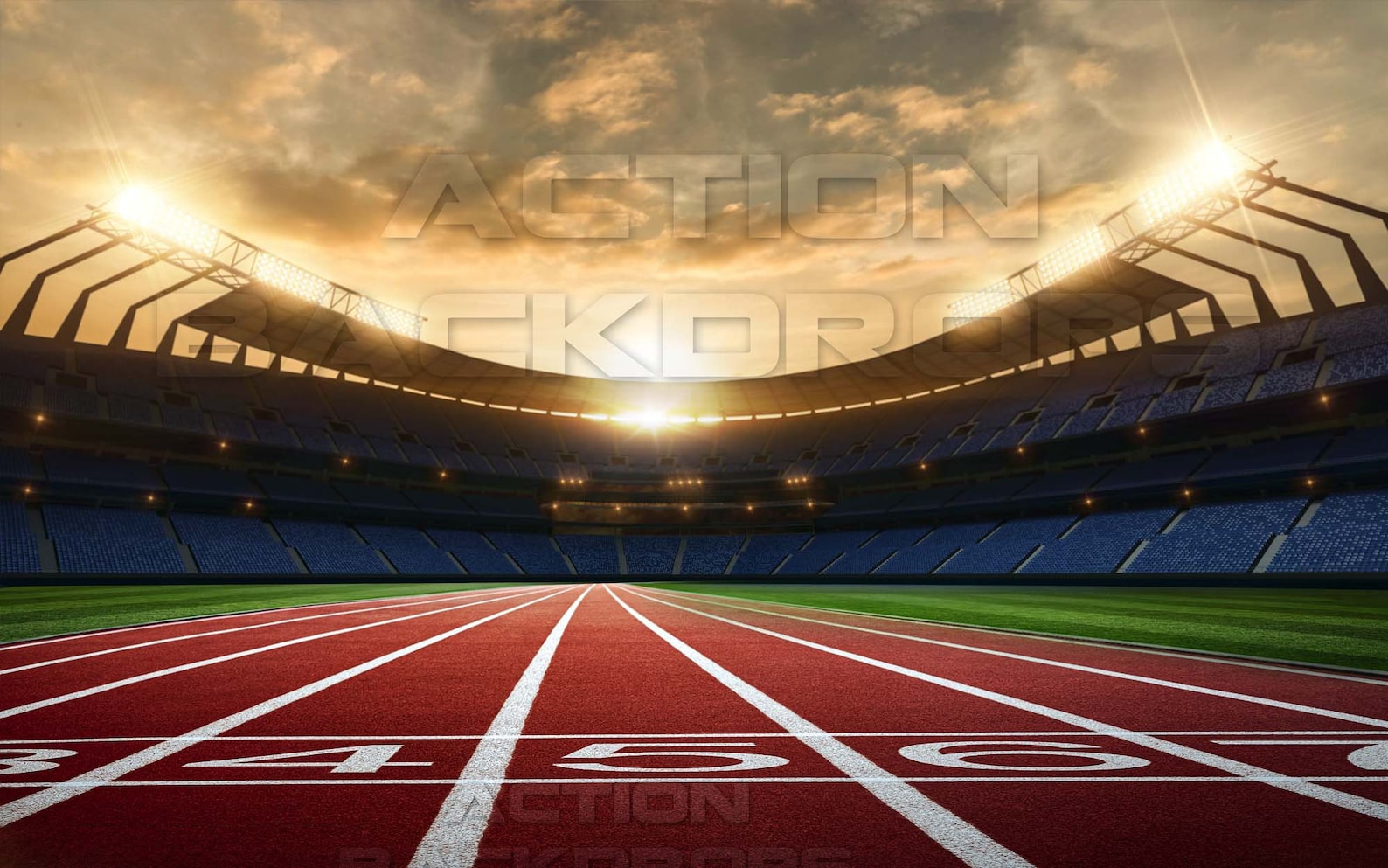 Digital Backdrop Photography - Track and Field | SUNSET TRACK STADIUM ...