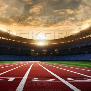 Digital Backdrop Photography - Track and Field | SUNSET TRACK STADIUM ...