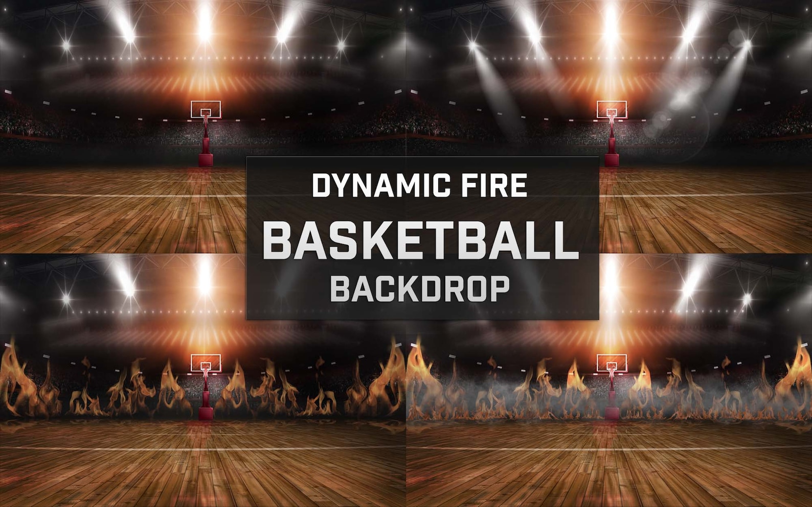 Basketball Digital Backdrop Photography DYNAMIC FIRE - Etsy