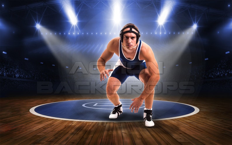 Wrestling Digital Backdrop Photography DYNAMIC ICE - Etsy