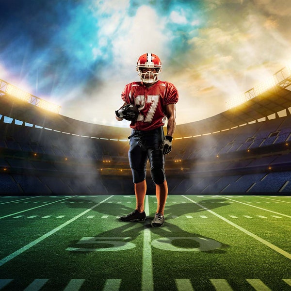 Football Posters Digital Background Template - Etsy