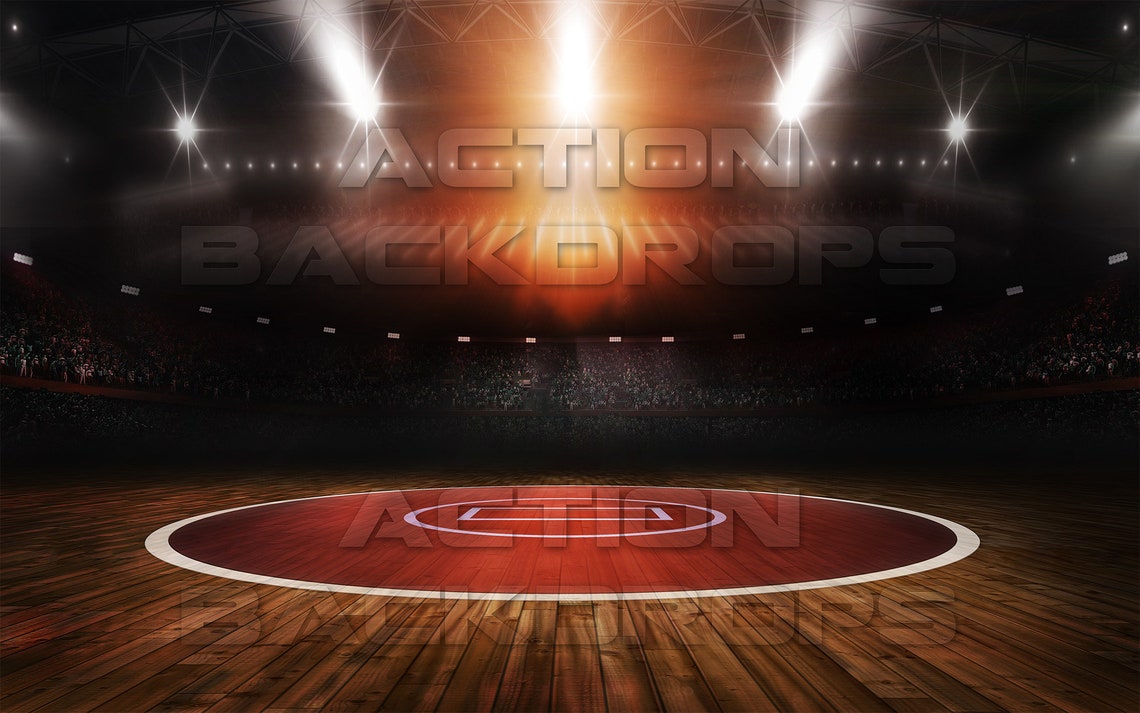 Wrestling Digital Backdrop Photography DYNAMIC FIRE - Etsy