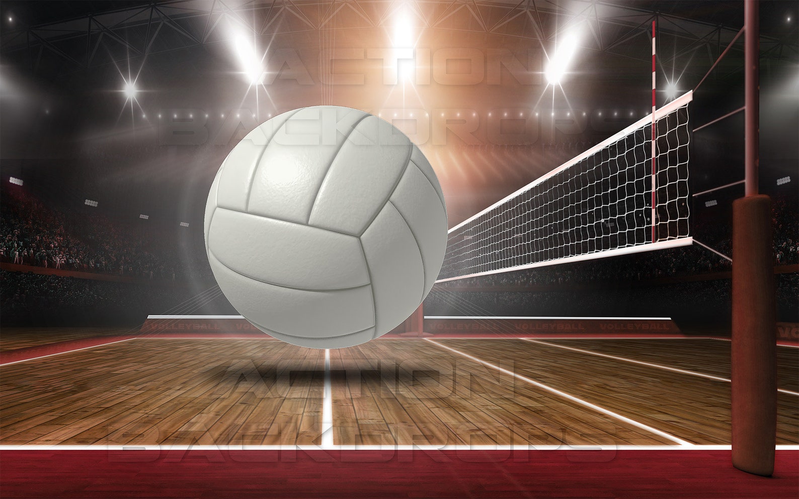 Digital Backdrop Photography Sports VOLLEYBALL RED VIBRANCE Photoshop ...
