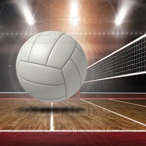 Digital Backdrop Photography - Sports | VOLLEYBALL RED VIBRANCE ...