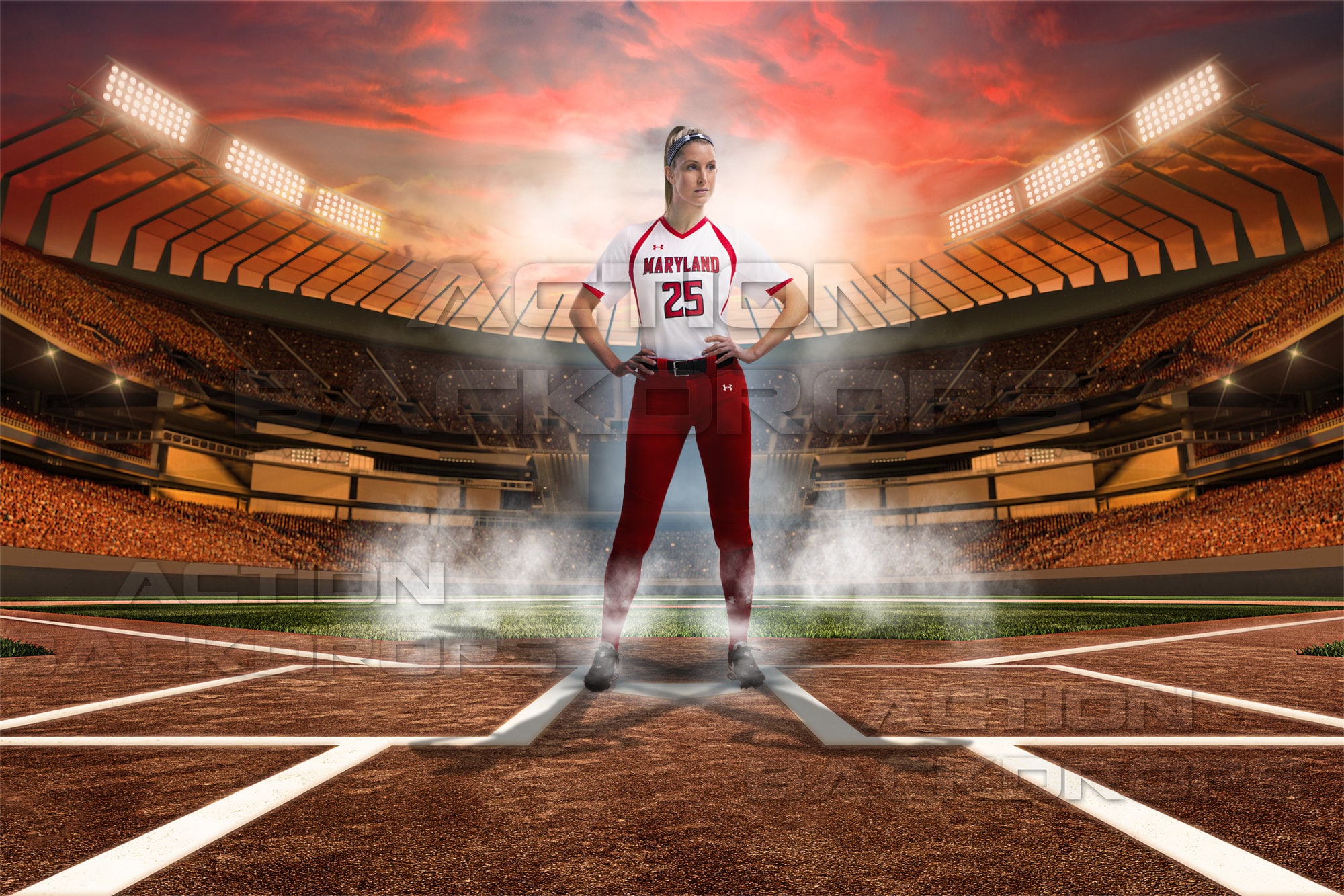 Softball Field Background