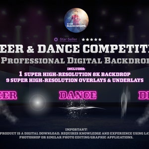Cheer and Dance Pro Backdrop - Photography | CHEER & DANCE COMPETITION ...
