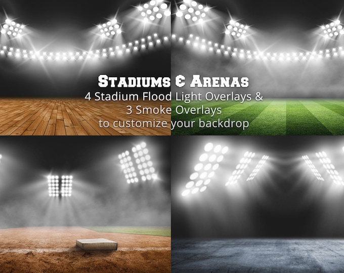 SPORTS STADIUMS & LIGHTS - Digital Backdrop Photography | Photoshop ...