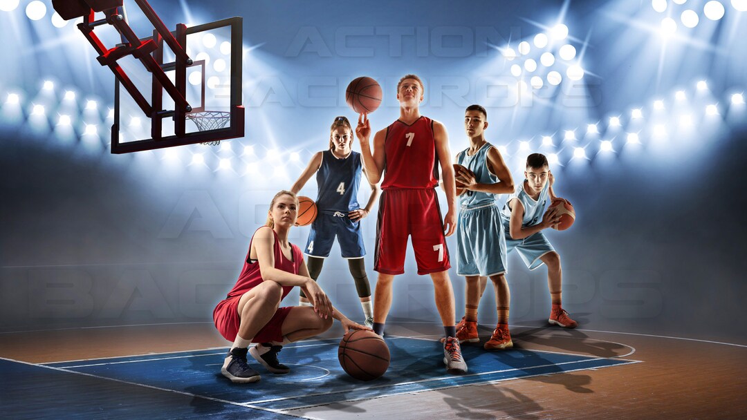 Basketball Digital Backdrop - Photography | BASKETBALL SMOKE ARENA ...