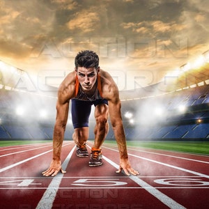 Digital Backdrop Photography - Track and Field | SUNSET TRACK STADIUM ...