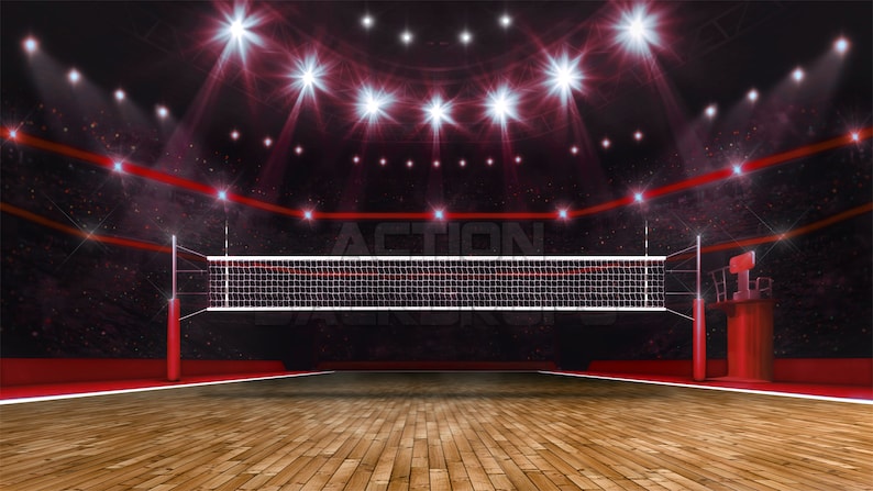 Digital Backdrop Photography Sports VOLLEYBALL STADIUM - Etsy