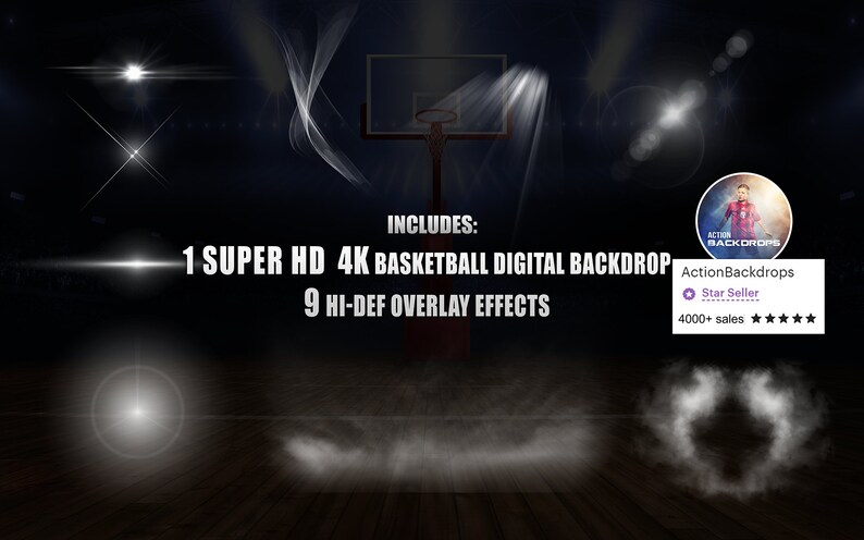 Basketball Digital Backdrop Photography BASKETBALL - Etsy