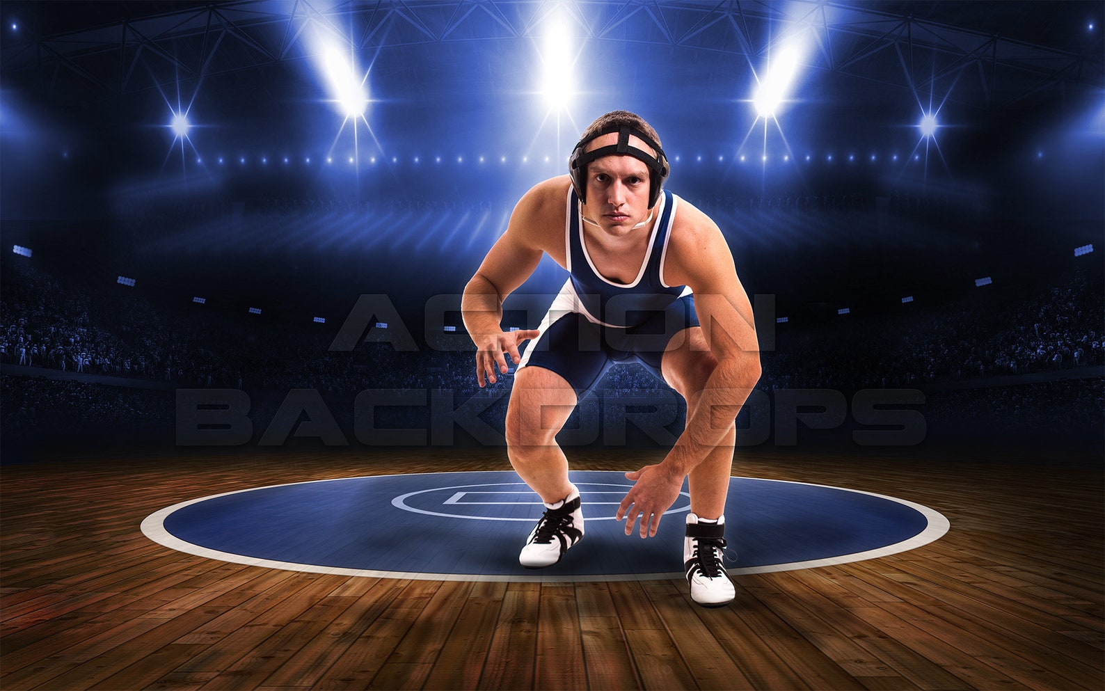 Wrestling Digital Backdrop Photography DYNAMIC ICE - Etsy