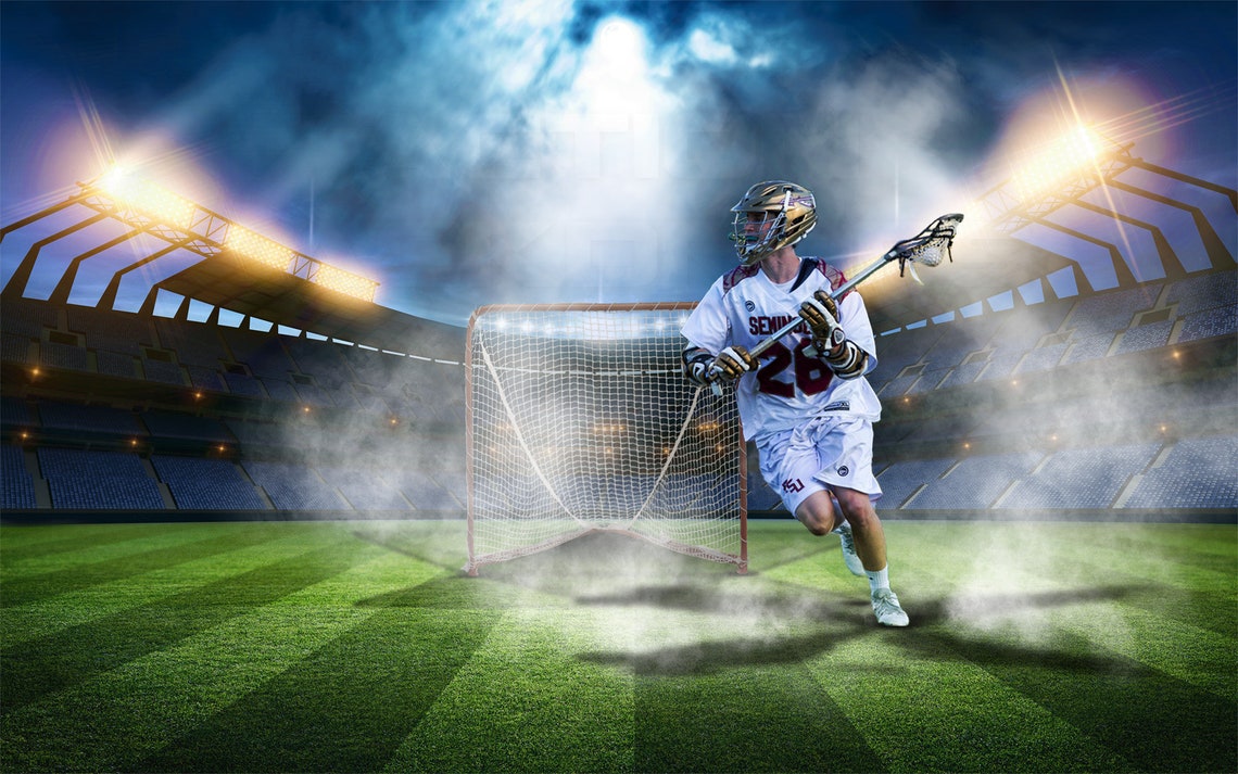 Lacrosse Digital Backdrop Photography LACROSSE STADIUM - Etsy