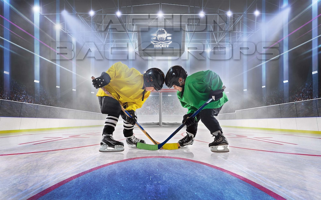 Ice Hockey Digital Backdrop - Photography | ICE HOCKEY STADIUM ...