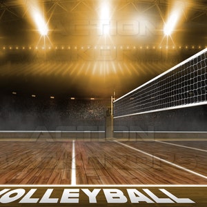Digital Backdrop Photography - Sports | VOLLEYBALL GOLD VIBRANCE ...