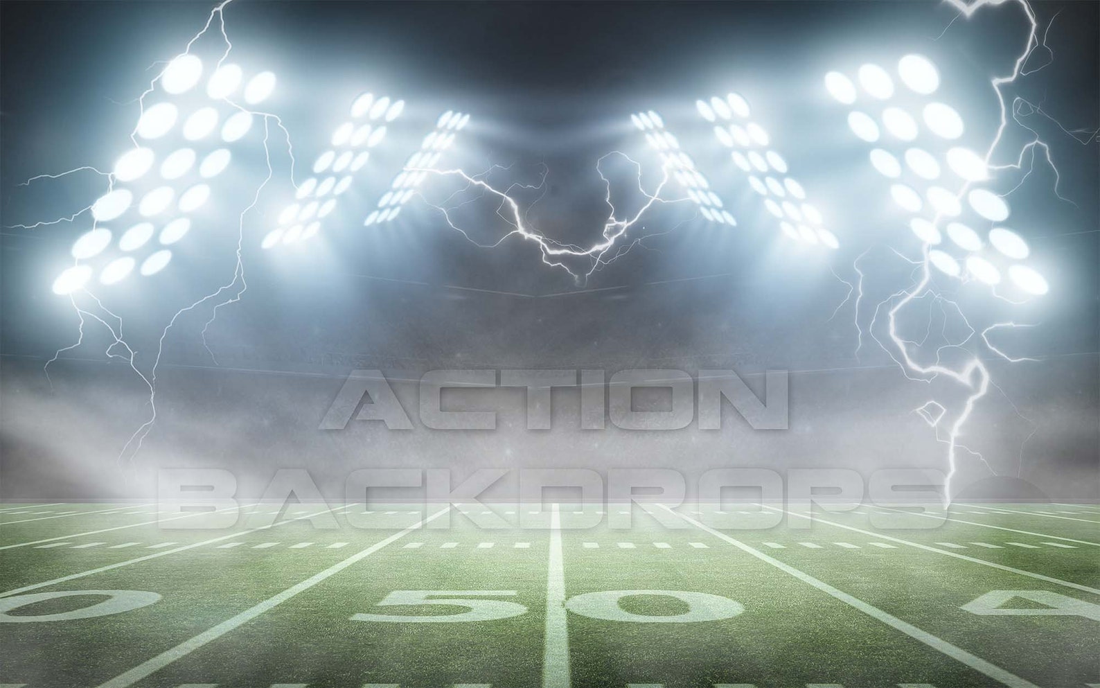Football Digital Backdrop - LIGHTNING FOOTBALL CREATOR Pack | Photoshop ...