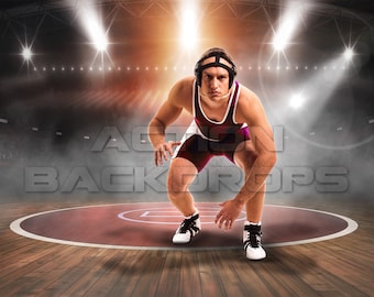 Wrestling Digital Backdrops - Etsy