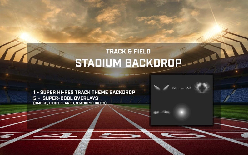 Digital Backdrop Photography - Track and Field | SUNSET TRACK STADIUM ...