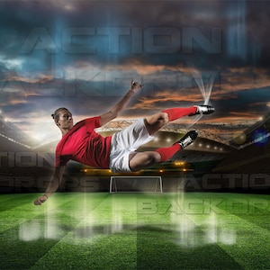 Digital Backdrop Photography - Soccer | SOCCER FLARE STADIUM ...